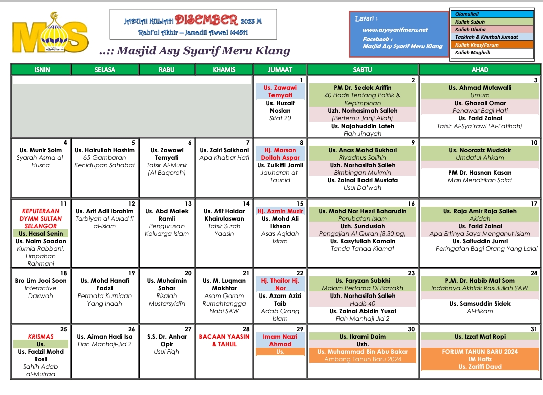 Masjid Asy-Syarif Meru | www.asysyarifmeru.com